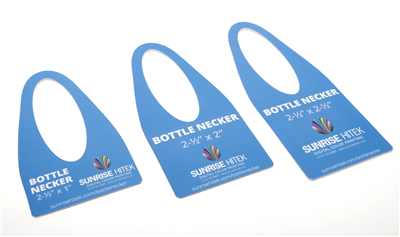 Bottle Necker - Custom Signs for Wine, Water and Juice Bottles