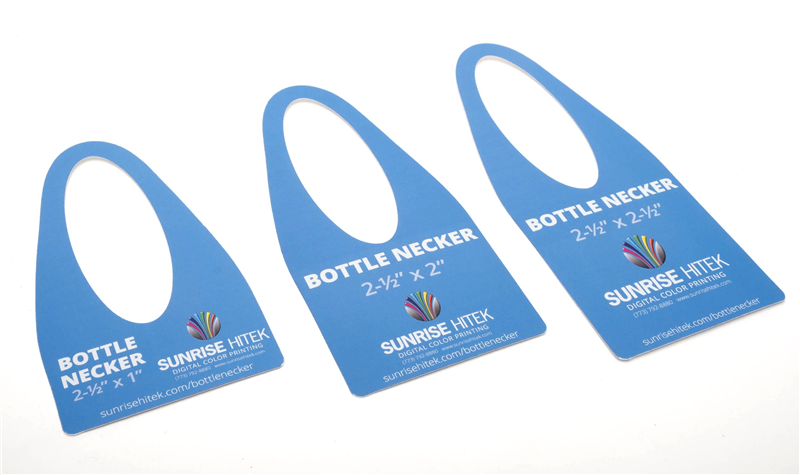 Bottle Necker - Custom Signs for Wine, Water and Juice Bottles