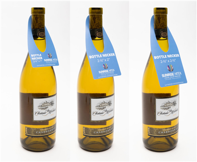 Bottle Necker - Custom Signs for Wine, Water and Juice Bottles