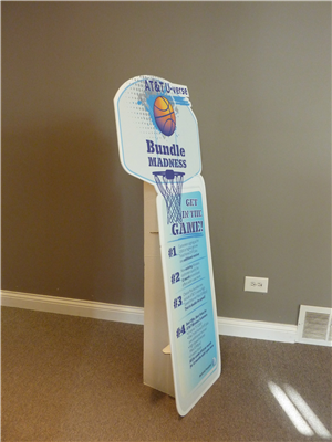 Floor Standee Display, Self-Standing Graphics, Portable Standee
