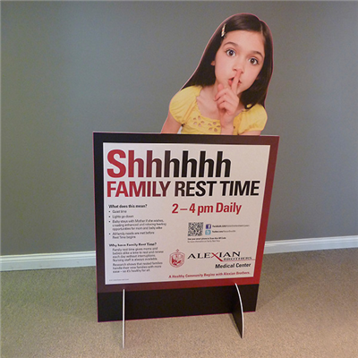 Floor Standee Display, Self-Standing Graphics, Portable Standee