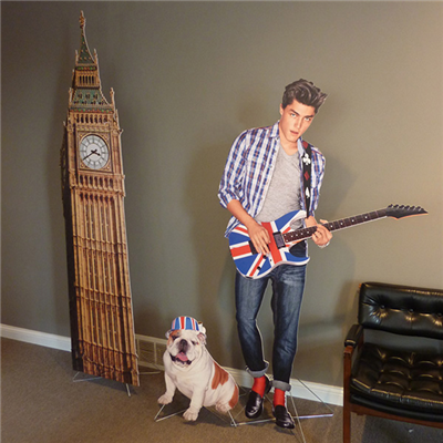 Floor Standee Display, Self-Standing Graphics, Portable Standee