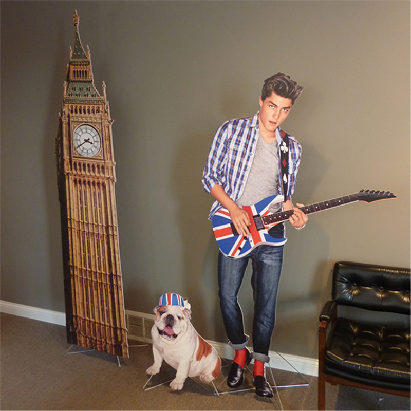 Floor Standee Display, Self-Standing Graphics, Portable Standee