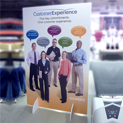 Floor Standee Display, Self-Standing Graphics, Portable Standee