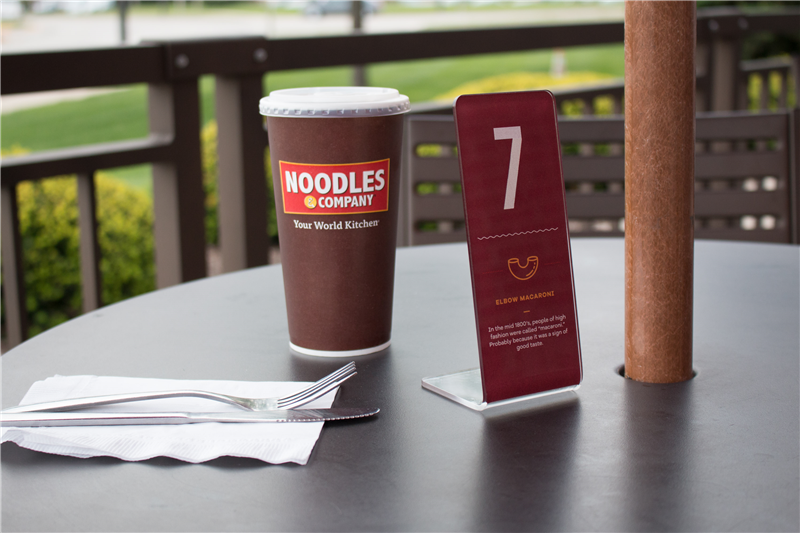 Acrylic and Sintra Table Tent Displays