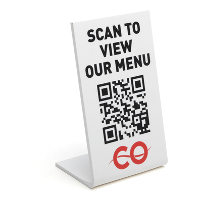 Acrylic and Sintra Table Tent Displays