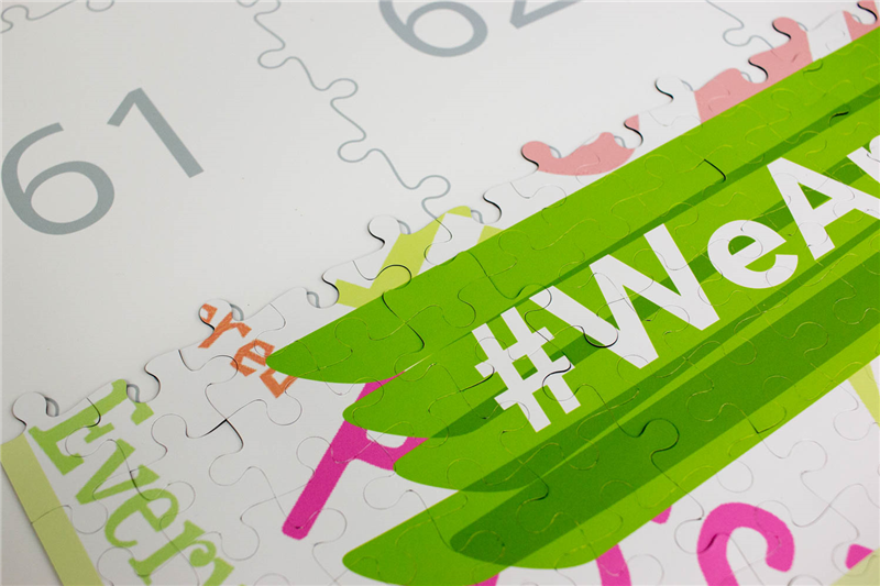 Custom Jigsaw Puzzles, Team Building Puzzles, Huge Puzzle Display