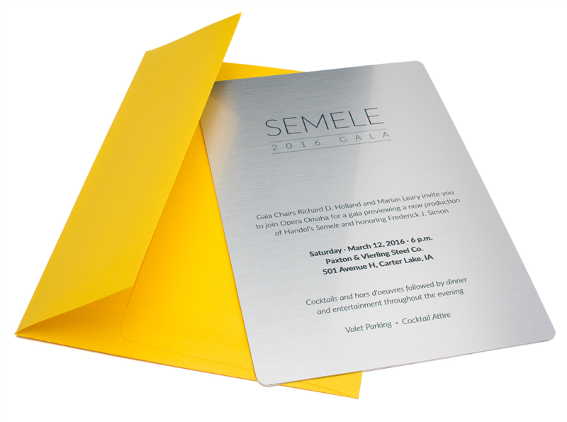 Metal Invitation Cards, VIP Cards, Plaques