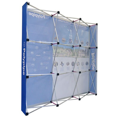 Custom Printed Backdrop with Hopup Display Step and Repeat