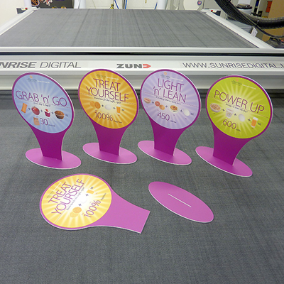 Counter Card, Standee, Table Top Graphics, Table Card