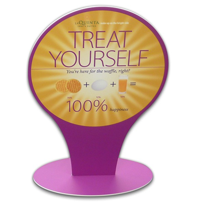 Counter Card, Standee, Table Top Graphics, Table Card