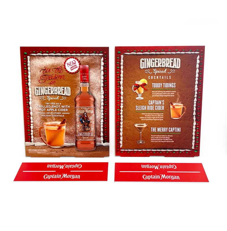 Counter Card, Standee, Table Top Graphics, Table Card