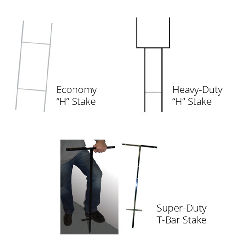 Yard Sign, Lawn Sign, Coroplast Sign, H Stake, Political Sign