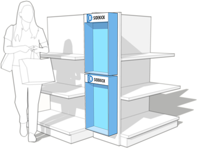 Custom Walmart Sidekick Display