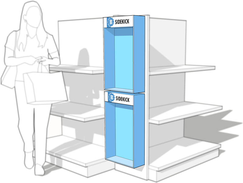 Custom Walmart Sidekick Display