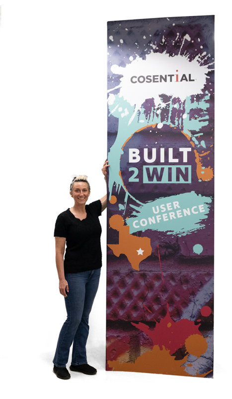 Self-Standing Display Tower, Stand-Up Display, Direction Tower