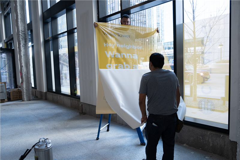 Installation of Office Graphics & Environmental Branding