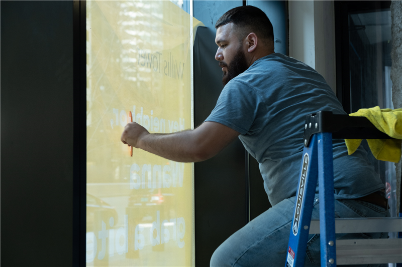 Installation of Office Graphics & Environmental Branding