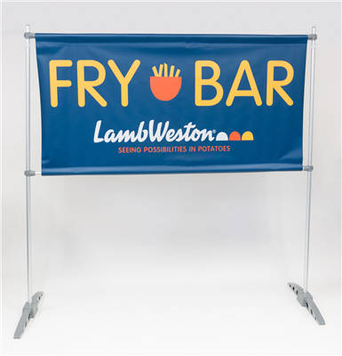 Free Standing Banner Stand with Graphics