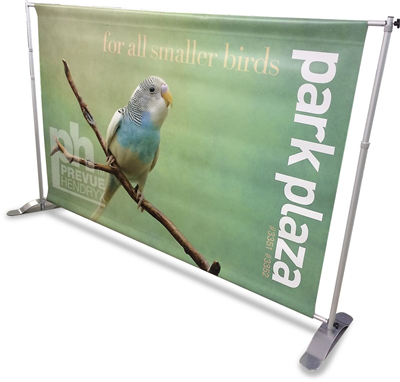 Free Standing Banner Stand with Graphics