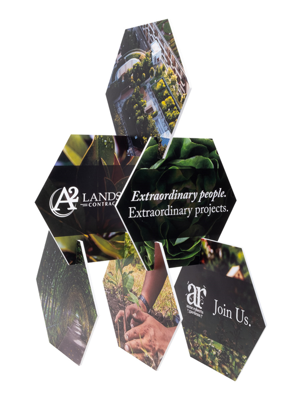 Hexagon Display, Specialty Display, Display Tower