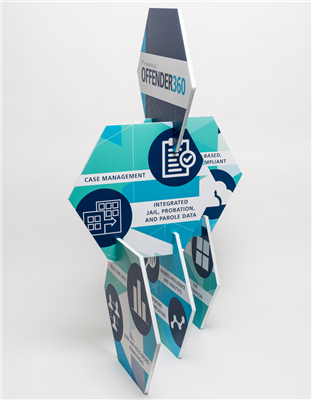 Hexagon Display, Specialty Display, Display Tower