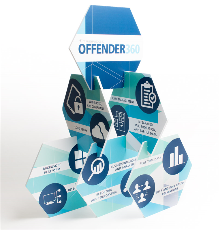 Hexagon Display, Specialty Display, Display Tower