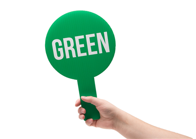 HandySign, Hand-Held Signage, Picket Sign, Auction Paddle, Hand Held Sign